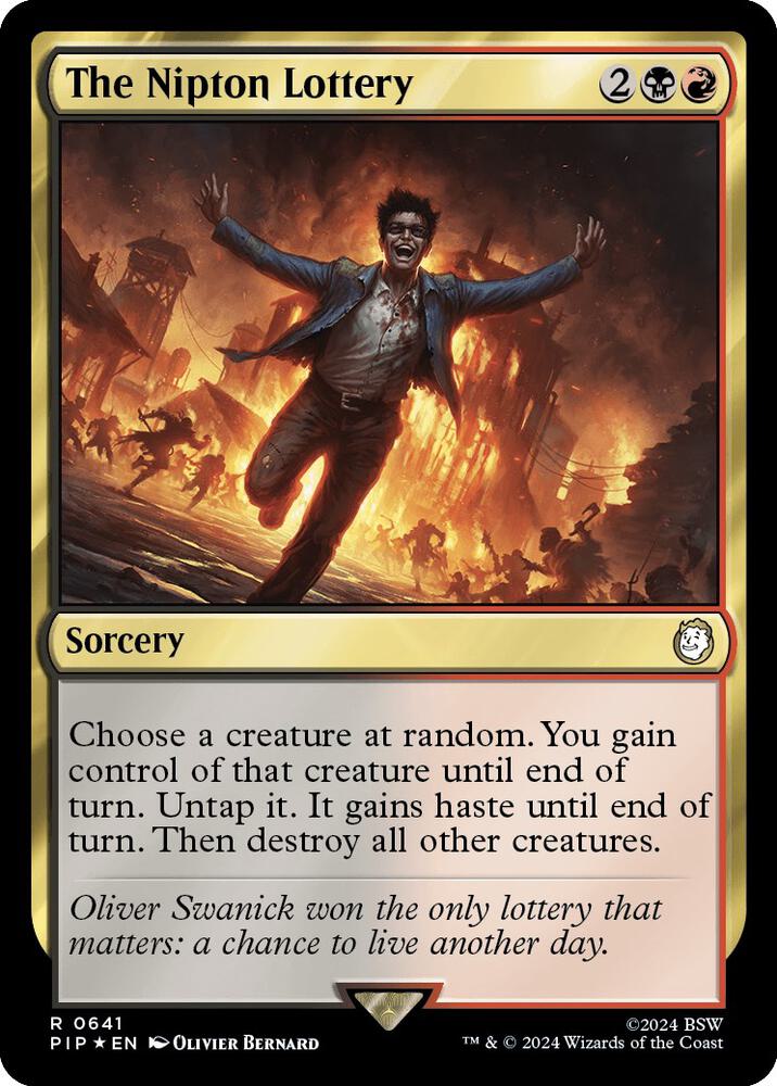 The Nipton Lottery (Surge Foil) - Universes Beyond: Fallout - Magic ...