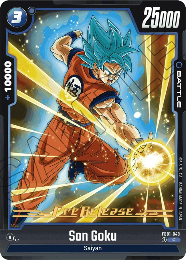 Son Goku - FB01-048 - Awakened Pulse Pre-Release Cards - Dragon Ball ...