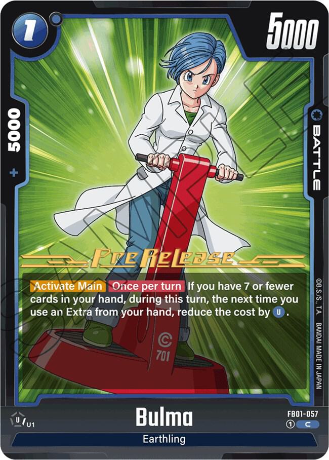 Bulma - Awakened Pulse Pre-Release Cards - Dragon Ball Super: Fusion ...