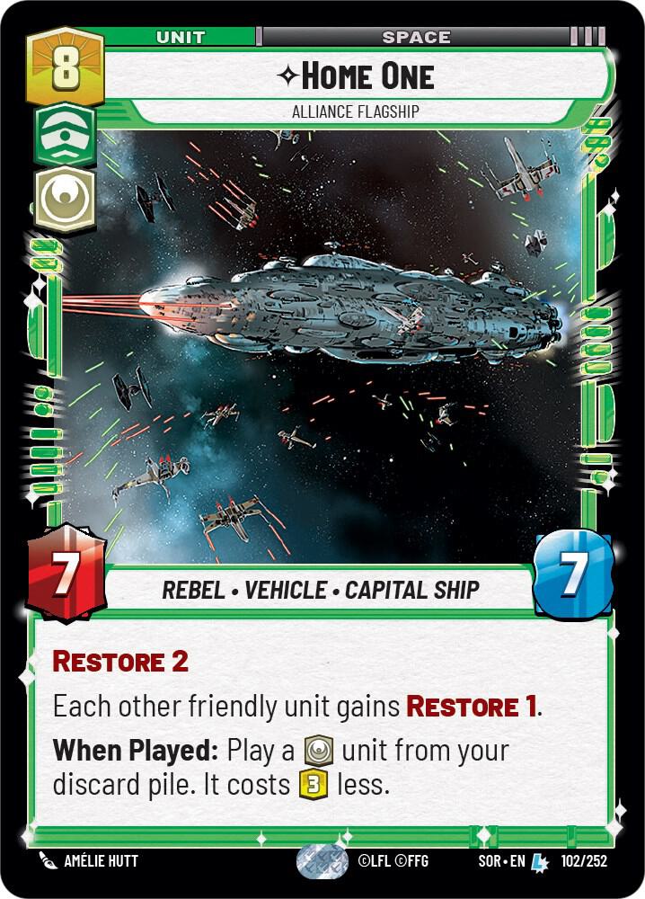 Home One - Alliance Flagship - Spark of Rebellion - Star Wars: Unlimited - TCGplayer.com