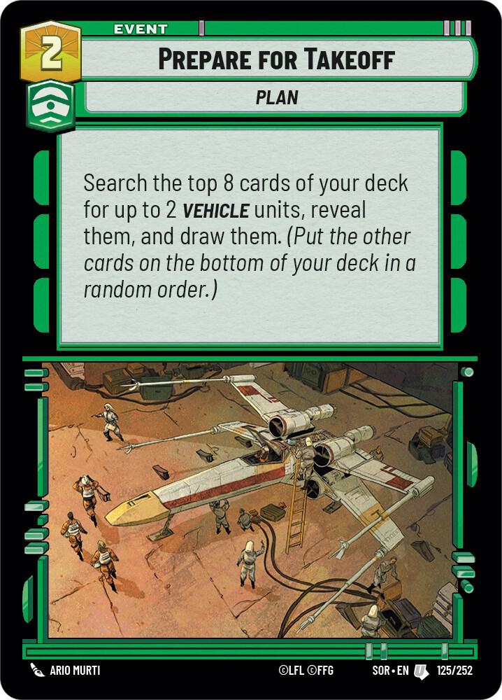 Prepare for Takeoff - Spark of Rebellion - Star Wars: Unlimited - TCGplayer.com
