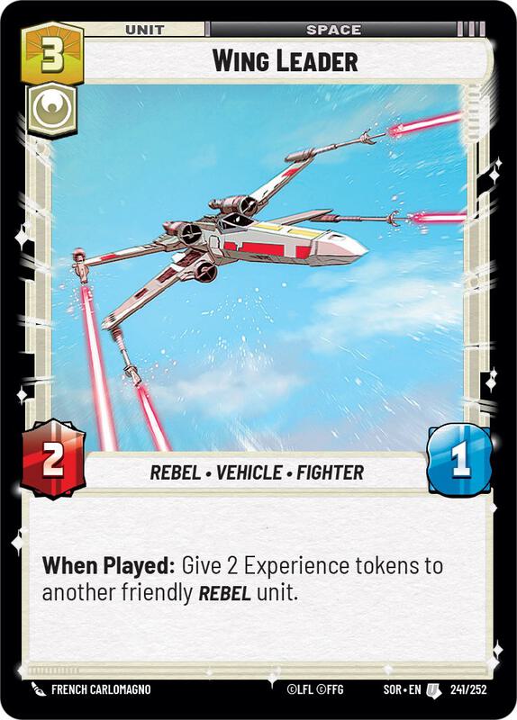Wing Leader - Spark of Rebellion - Star Wars: Unlimited - TCGplayer.com