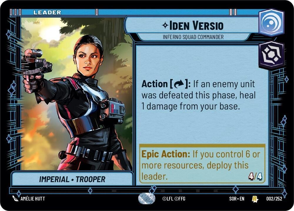 Iden Versio - Inferno Squad Commander - Spark of Rebellion - Star Wars ...