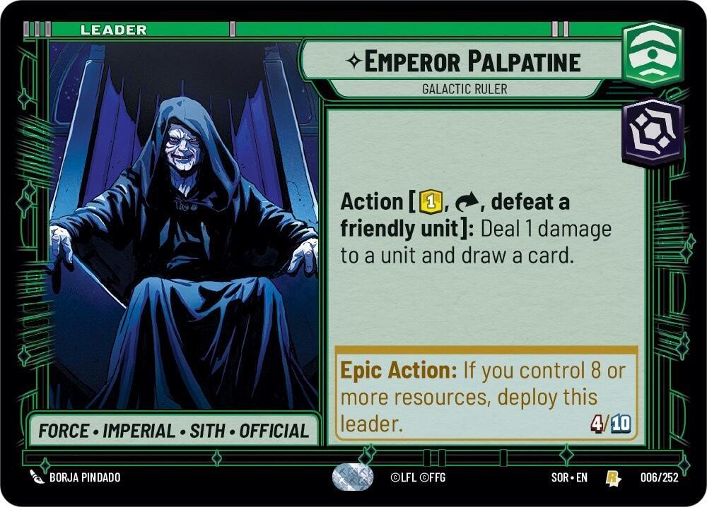 Emperor Palpatine - Galactic Ruler - Spark of Rebellion - Star Wars ...