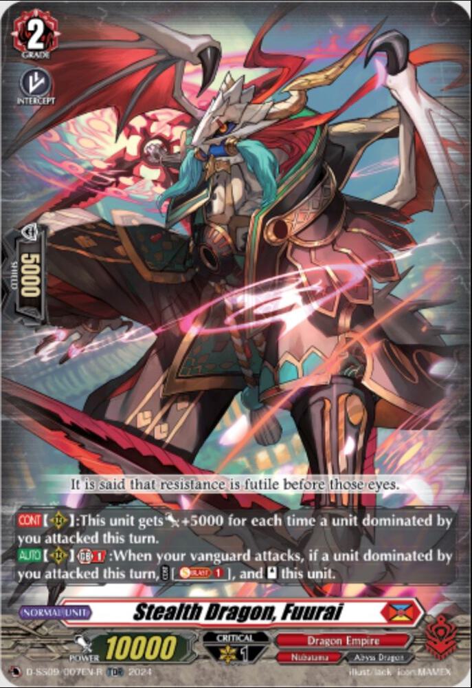 Stealth Dragon, Fuurai (TDR) - D-SS09: Special Series 09 Stride Deckset -Shiranui- - Cardfight ...