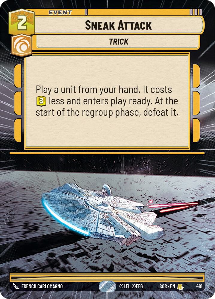 Sneak Attack (Hyperspace) - Spark of Rebellion - Star Wars: Unlimited ...