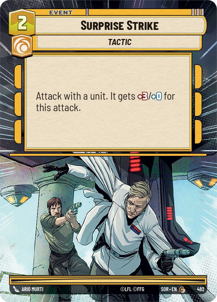 Surprise Strike (Hyperspace) - Spark of Rebellion - Star Wars: Unlimited - TCGplayer.com
