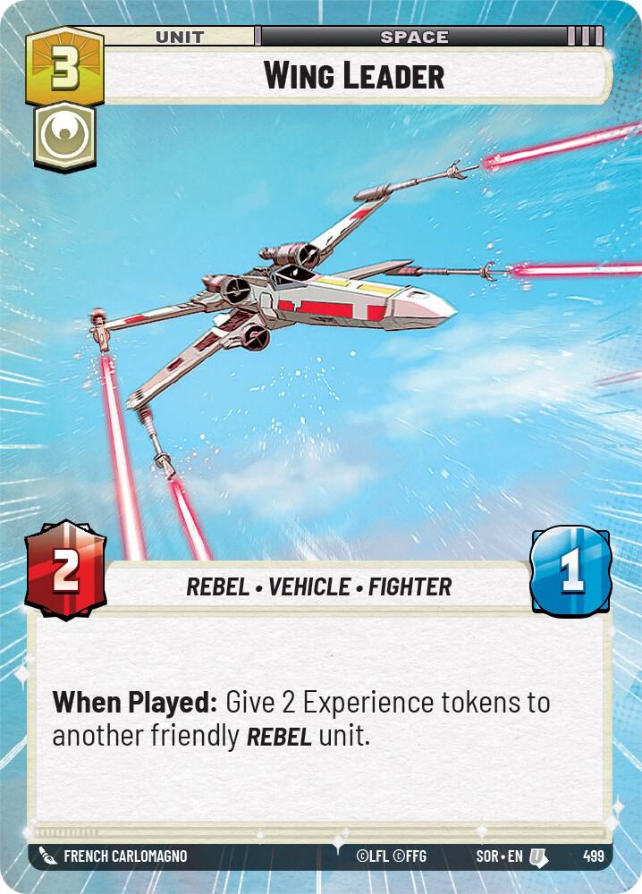 Wing Leader (Hyperspace) - Spark of Rebellion - Star Wars: Unlimited ...