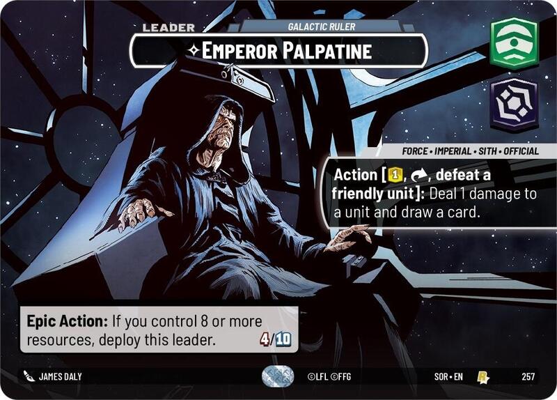 Emperor Palpatine - Galactic Ruler (Showcase) - Spark of Rebellion ...
