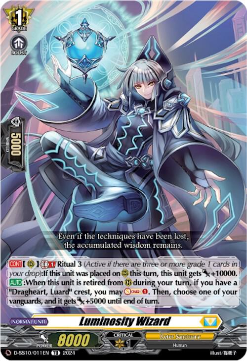 Luminosity Wizard - D-SS10: Special Series 10 Stride Deckset -Luard- - Cardfight Vanguard ...