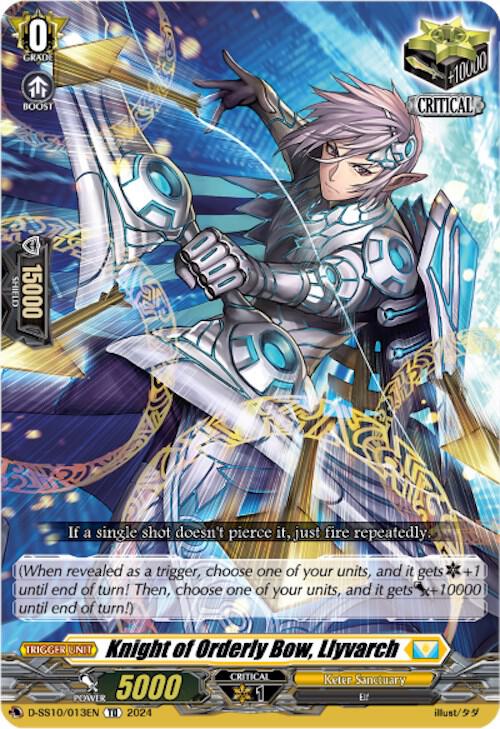 Knight of Orderly Bow, Llyvarch - D-SS10: Special Series 10 Stride Deckset -Luard- - Cardfight ...
