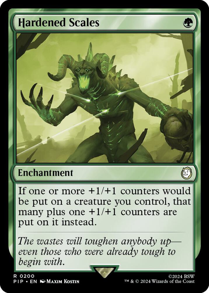 Hardened Scales - Universes Beyond: Fallout - Magic: The Gathering ...