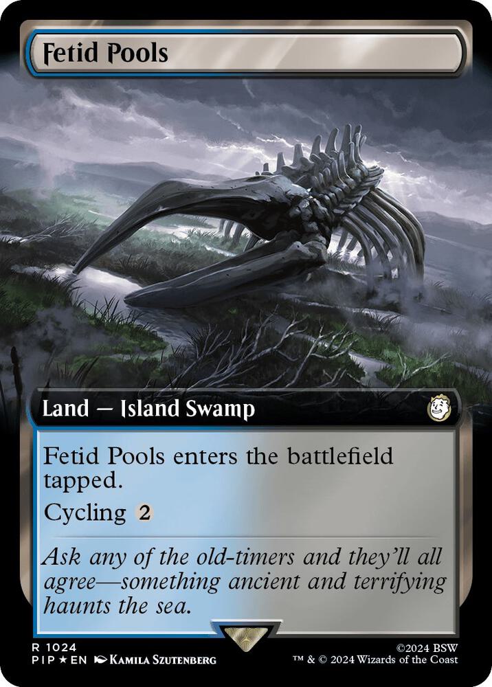 Fetid Pools (Extended Art) (Surge Foil) - Universes Beyond: Fallout - Magic: The Gathering ...