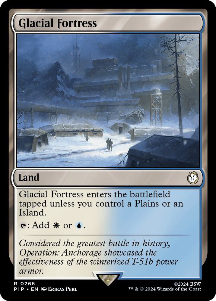 Glacial Fortress - Universes Beyond: Fallout - Magic: The Gathering ...
