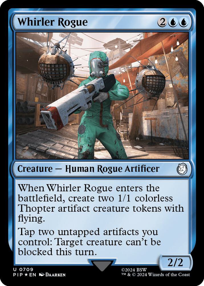 Whirler Rogue (Surge Foil) - Universes Beyond: Fallout - Magic: The ...