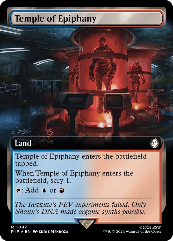 Temple of Epiphany (Extended Art) (Surge Foil) - Universes Beyond ...
