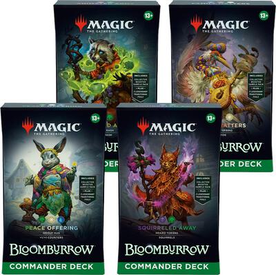Bloomburrow Commander Deck Display - Commander: Bloomburrow - Magic ...