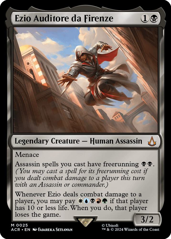 Ezio Auditore da Firenze - Universes Beyond: Assassin's Creed - Magic: The Gathering - TCGplayer.com