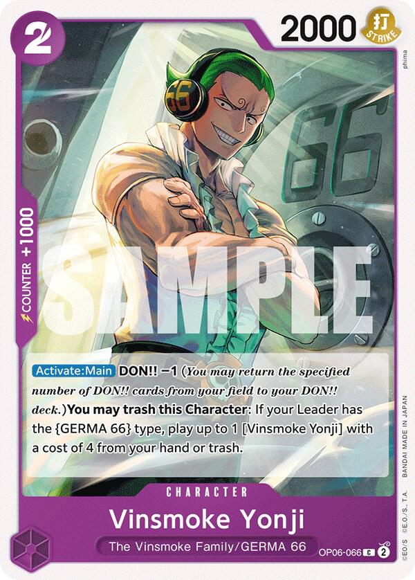 Vinsmoke Yonji (066) - Wings of the Captain - One Piece Card Game ...