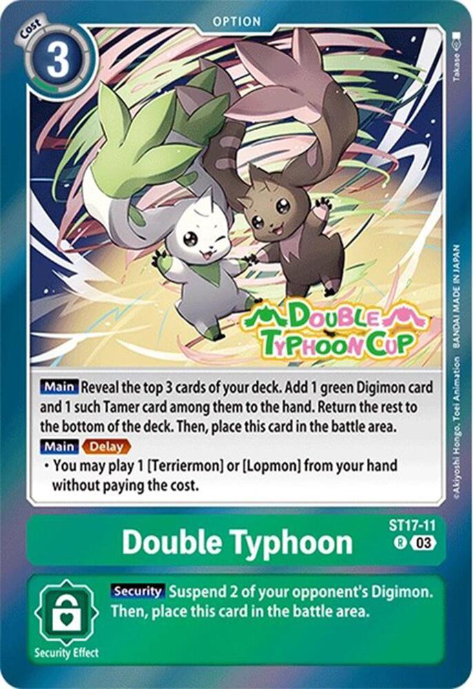 Double Typhoon - Starter Deck 17: Double Typhoon Advanced Deck Set Pre ...