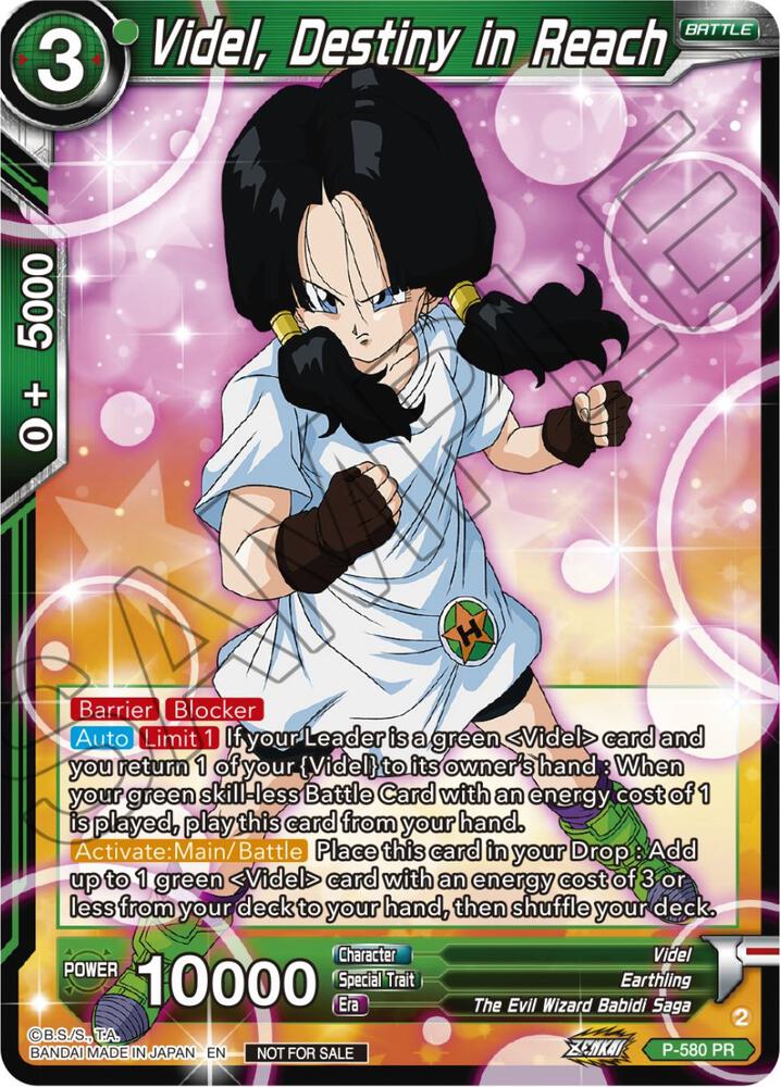 Videl, Destiny in Reach (Zenkai Series Tournament Pack Vol.7 ...