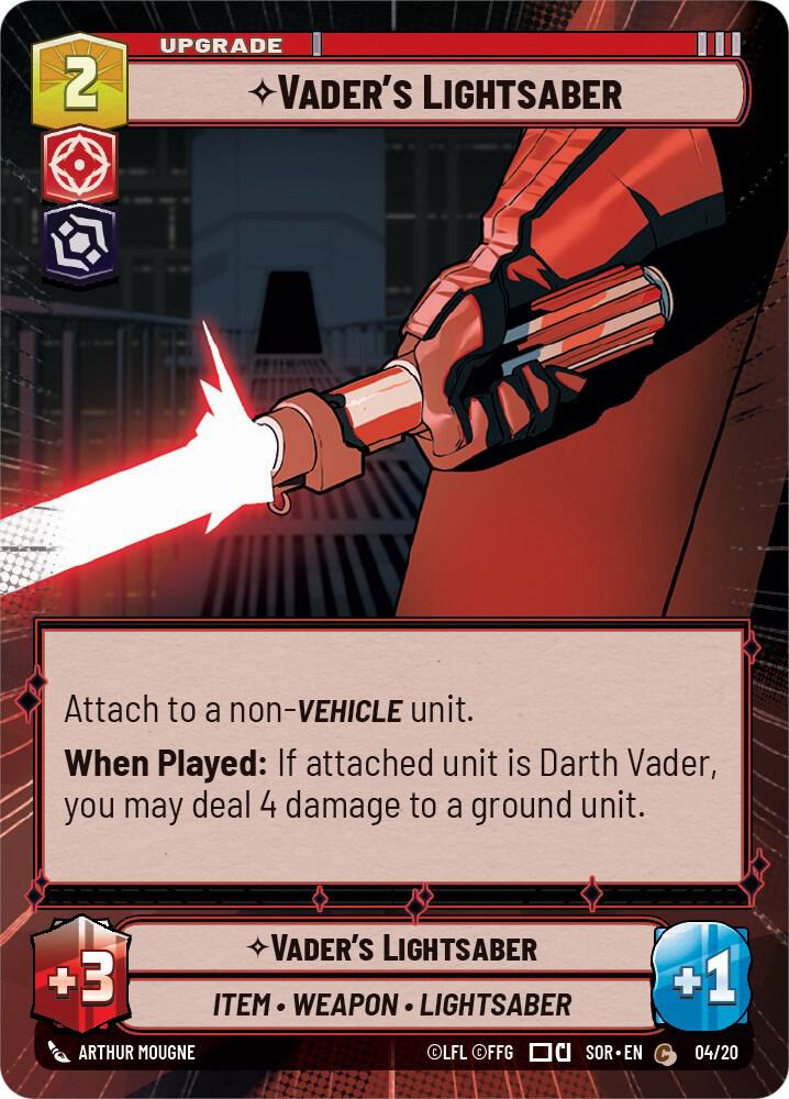 Vader's Lightsaber (Hyperspace) - Spark of Rebellion: Weekly Play ...