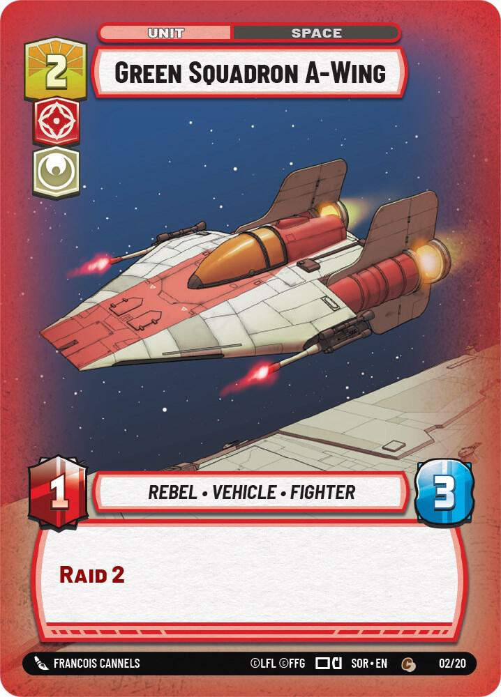Green Squadron A-Wing - Spark of Rebellion: Weekly Play Promos - Star ...