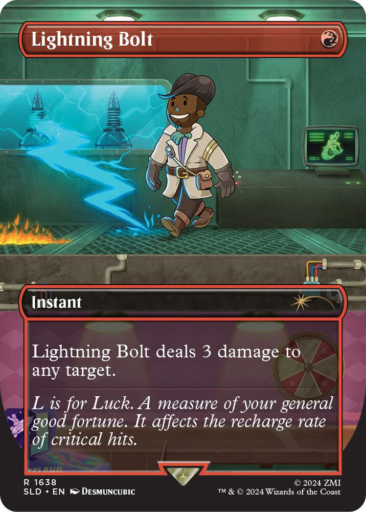 Lightning Bolt (1638) - Secret Lair Drop Series - Magic: The Gathering ...