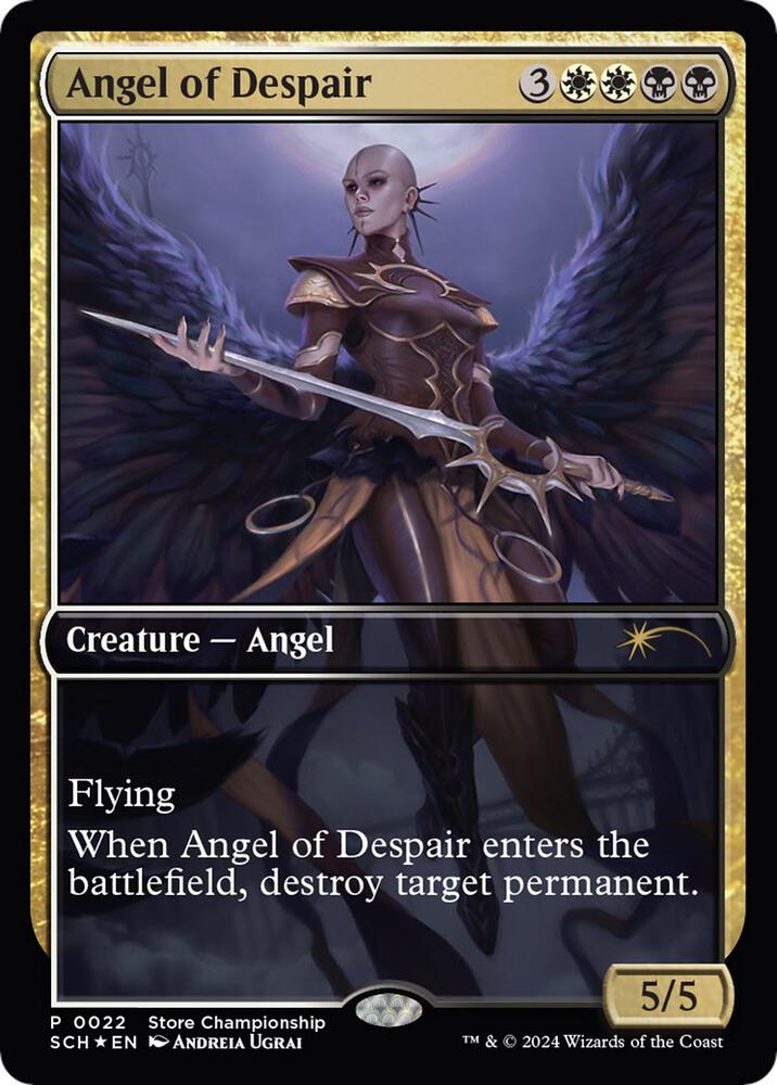 Angel of Despair - Game Day & Store Championship Promos - Magic: The Gathering