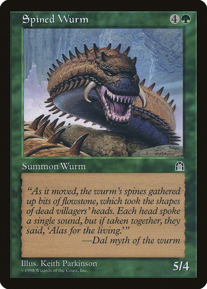 Spined Wurm - Stronghold - Magic: The Gathering