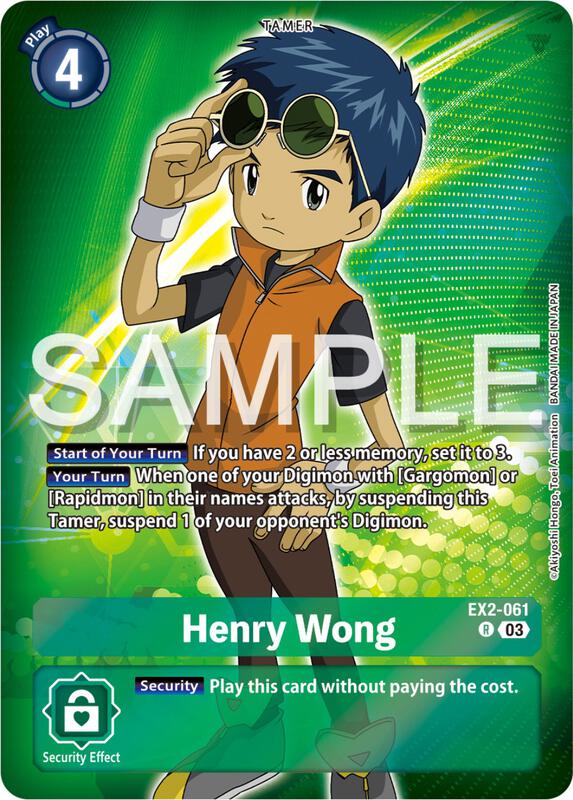 Henry Wong (Reprint) - Starter Deck 17: Double Typhoon Advanced Deck ...