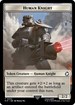 Junk // Human Knight Double-Sided Token - Universes Beyond: Fallout ...
