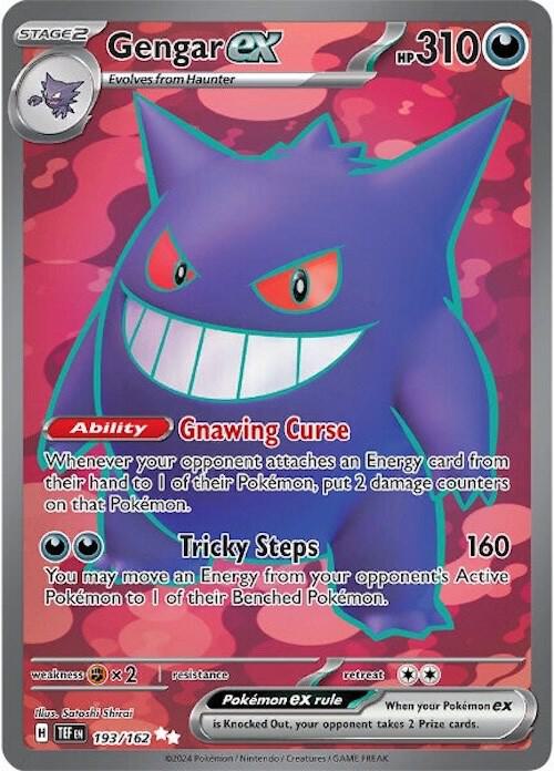 Gengar ex - 193/162 - SV05: Temporal Forces - Pokemon - TCGplayer.com