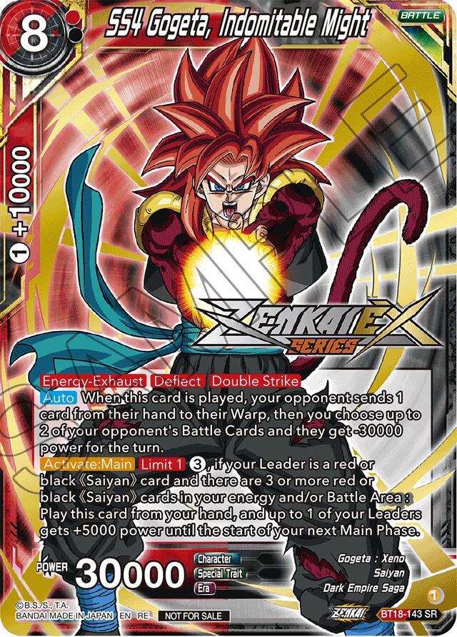 SS4 Gogeta, Indomitable Might (Event Pack 14) - Promotion Cards ...