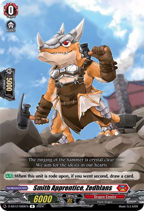 Smith Apprentice, Zedhlans - D-SS12: Triple Drive Booster - Cardfight ...