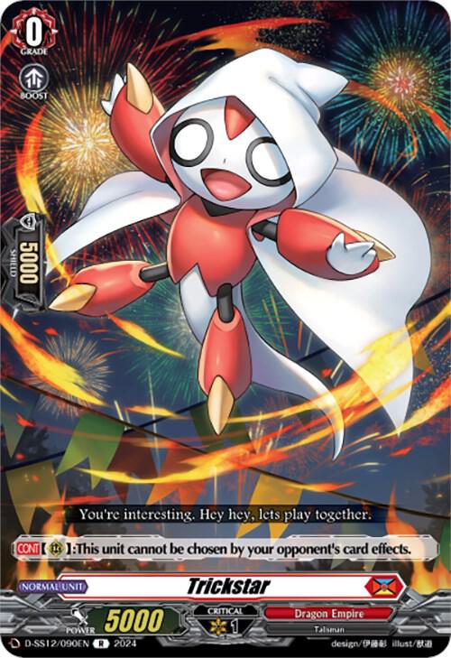 Trickstar - D-SS12: Triple Drive Booster - Cardfight Vanguard ...