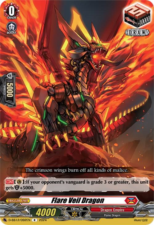 Flare Veil Dragon - D-SS12: Triple Drive Booster - Cardfight Vanguard ...