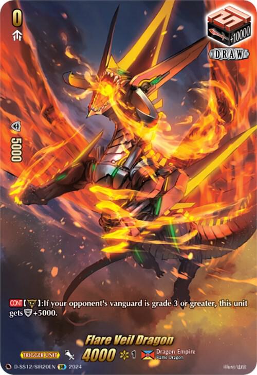 Flare Veil Dragon (SIR) - D-SS12: Triple Drive Booster - Cardfight Vanguard - TCGplayer.com