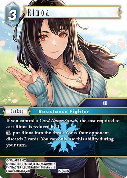 Selphie - Hidden Hope - Final Fantasy TCG