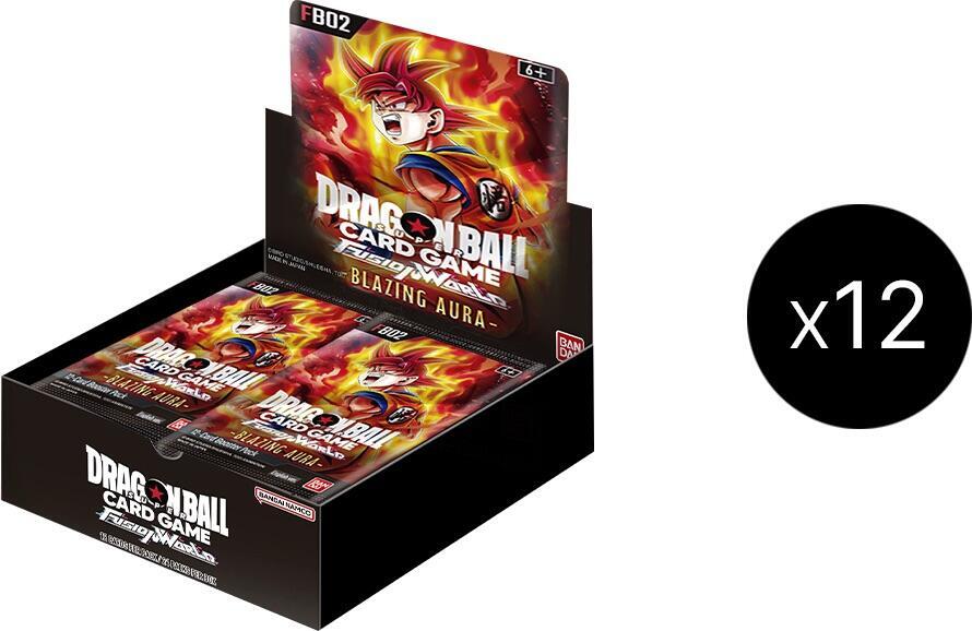 Blazing Aura Booster Box Case - Blazing Aura - Dragon Ball Super: Fusion World - TCGplayer.com
