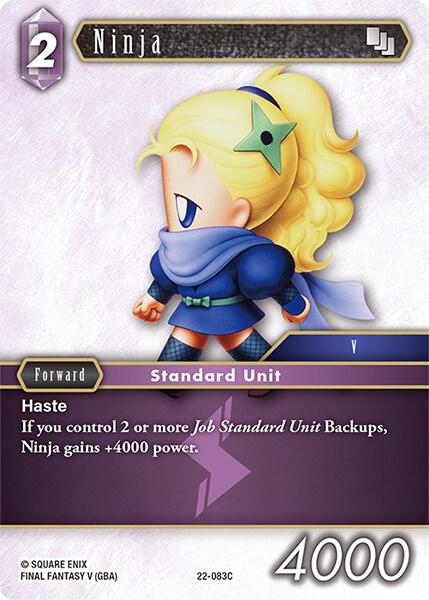Ninja - Hidden Hope - Final Fantasy TCG - TCGplayer.com