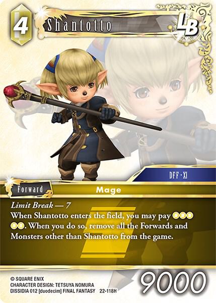 Shantotto LB - Hidden Hope - Final Fantasy TCG - TCGplayer.com