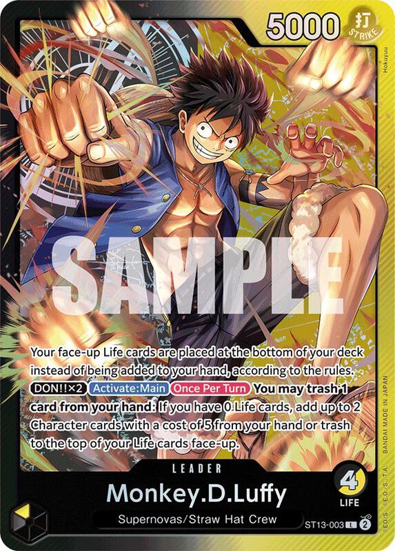 Monkey.D.Luffy (118) - Carrying On His Will - One Piece Card Game ...