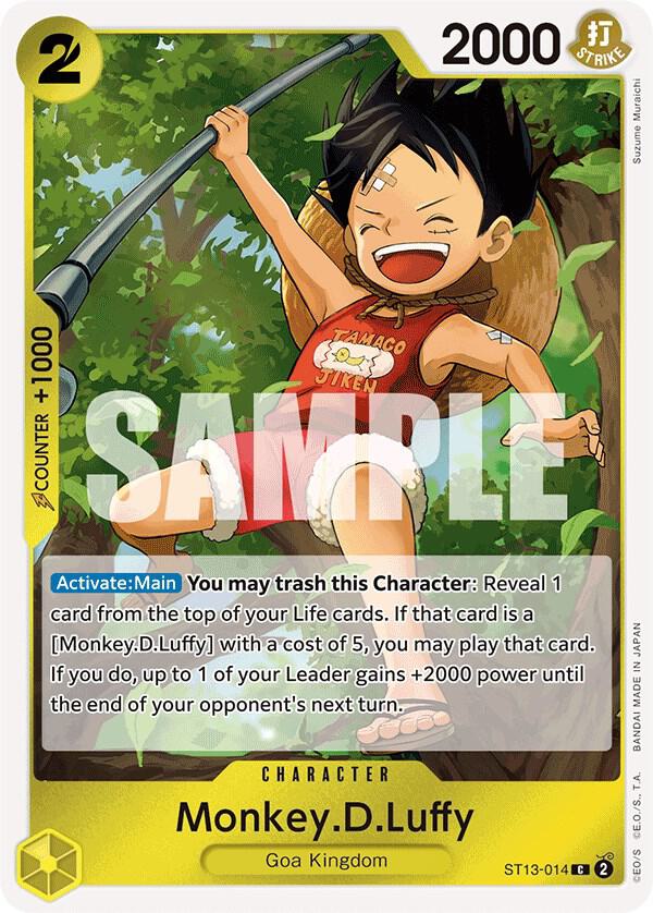 Monkey.D.Luffy (014) - Ultra Deck: The Three Brothers - One Piece Card Game - TCGplayer.com