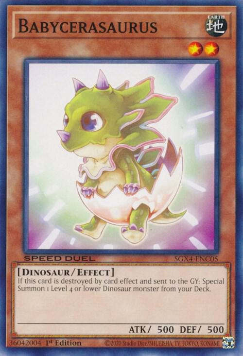Babycerasaurus - Speed Duel GX: Midterm Destruction - YuGiOh ...