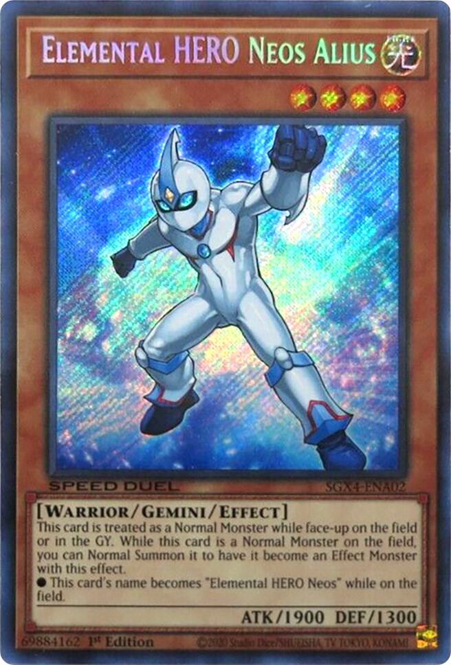 Elemental HERO Neos Alius (Secret Rare) - Speed Duel GX: Midterm ...