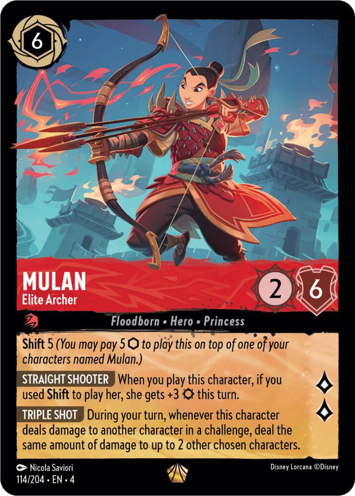 Mulan - Elite Archer - Ursula's Return - Disney Lorcana - TCGplayer.com