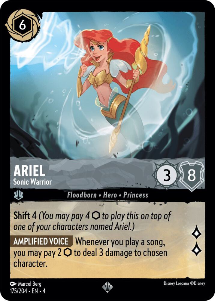 Ariel - Sonic Warrior - Ursula's Return - Disney Lorcana - TCGplayer.com