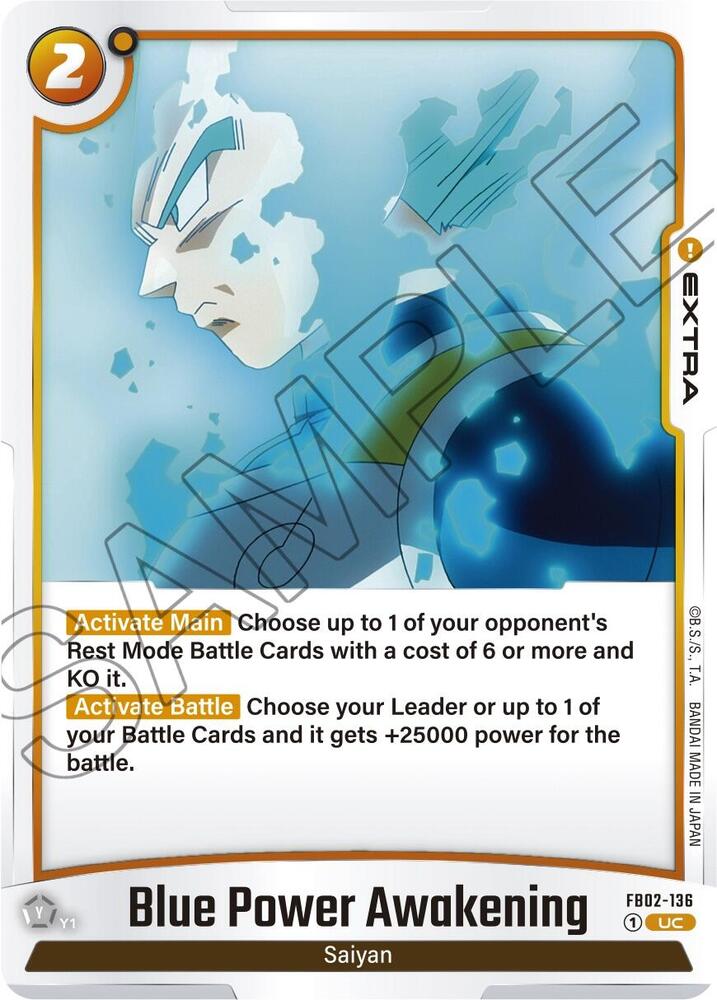 Blue Power Awakening - Blazing Aura - Dragon Ball Super: Fusion World ...