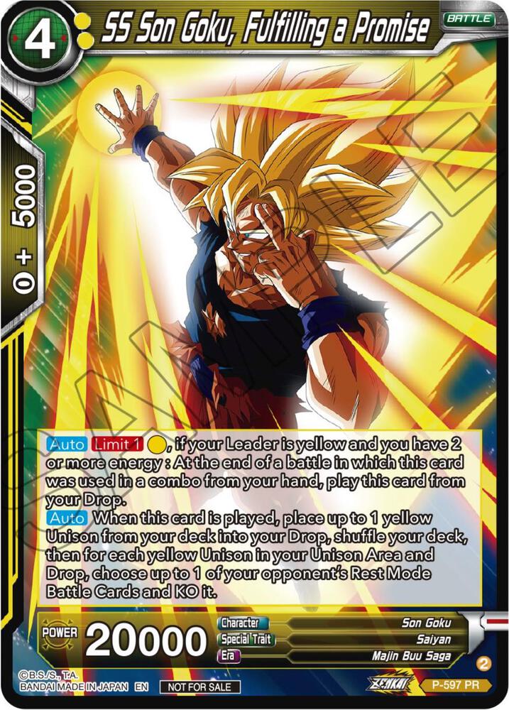 SS Son Goku, Fulfilling a Promise (Deluxe Pack 2024 Vol.1) - Promotion ...
